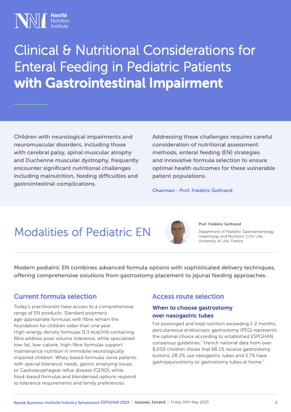 Proceedings - Clinical & Nutritional Considerations for Enteral Feeding ...